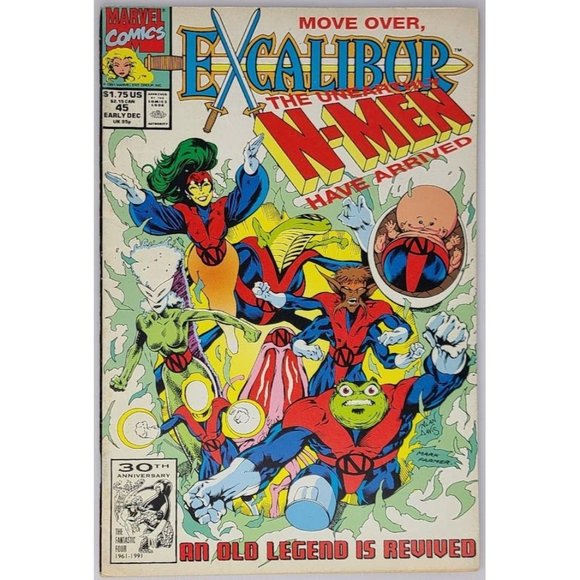 Marvel | Other | Excalibur 45 Marvel 991 55 Fn Alan Davis Phoenix ...